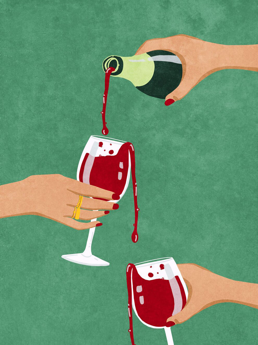 Wine Gluttony Poster