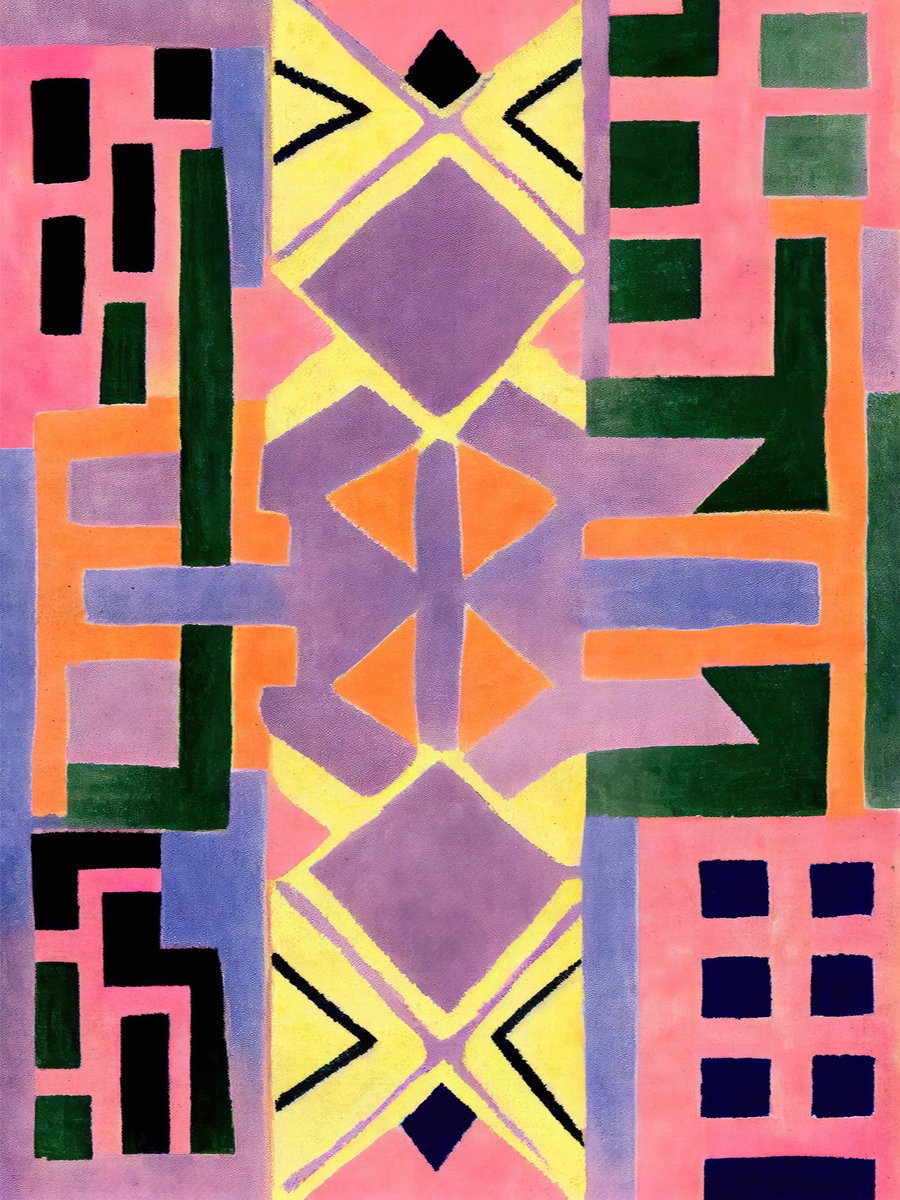 Bright Abstract Pattern Poster