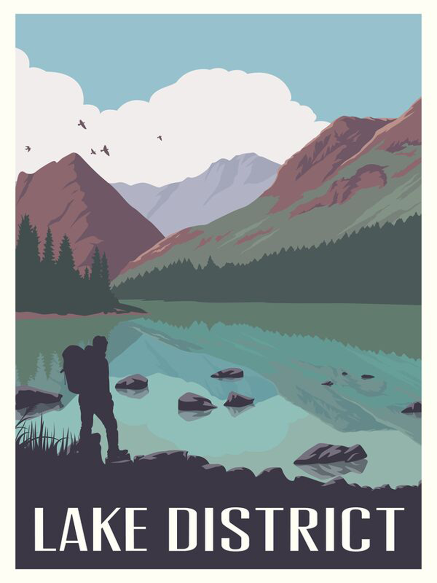 Lake District Poster