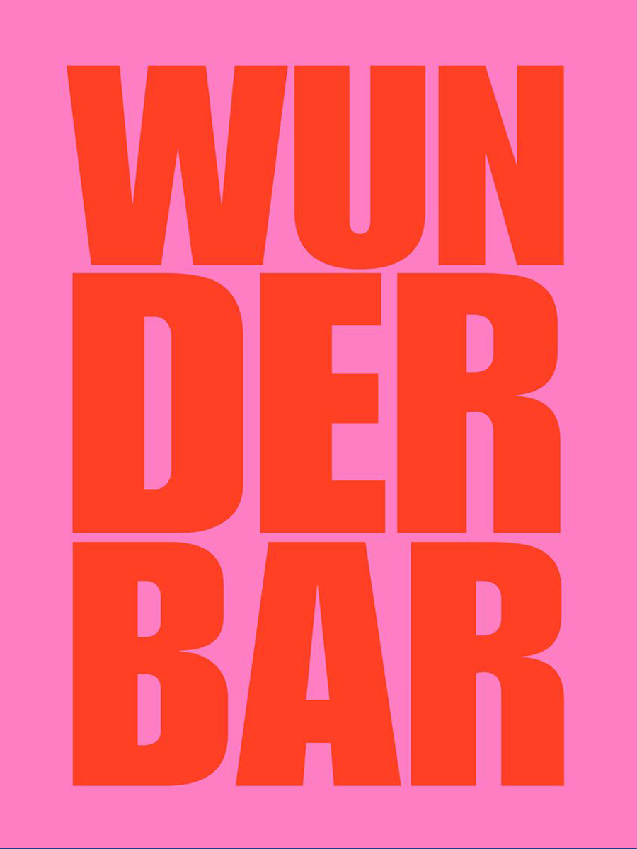 Wunderbar Poster